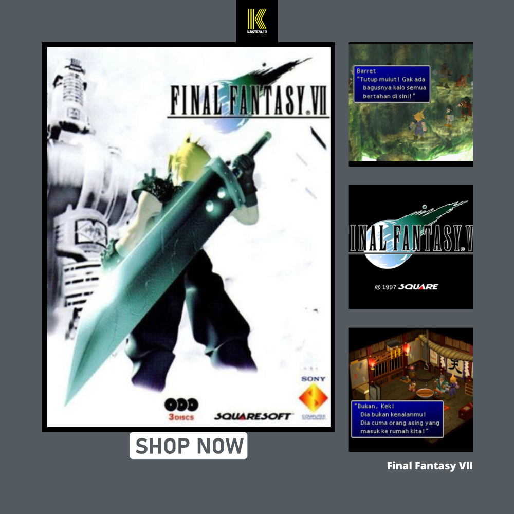Jual Final Fantasy VII Bahasa Indonesia | Bisa Main di Android atau PC ...