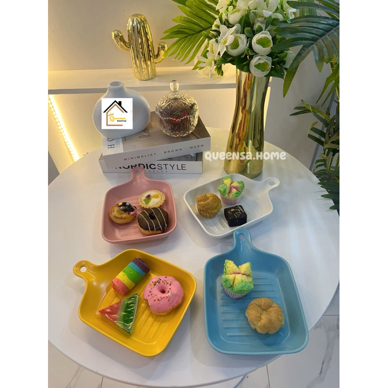 Jual Queensa _ piring unik / piring plate / piring steak | Shopee Indonesia