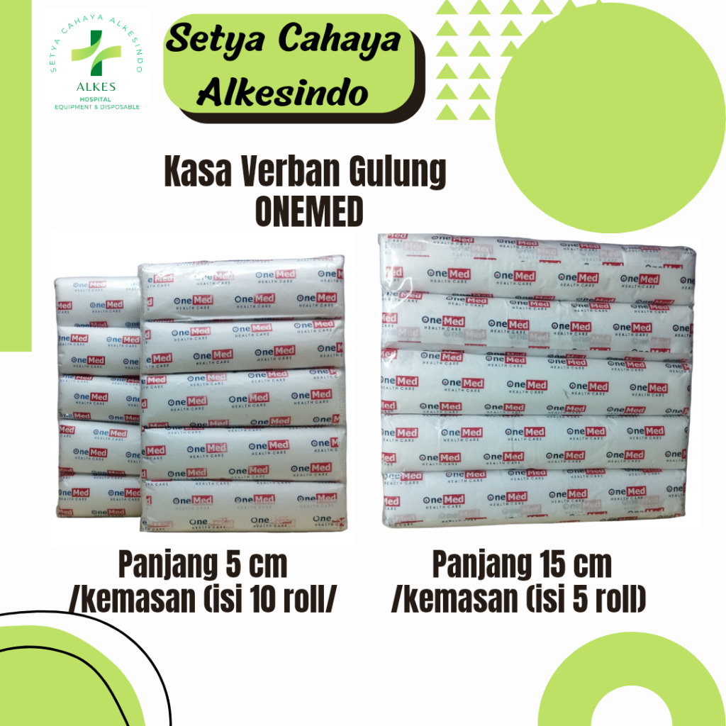 Jual Kasa Verban Gulung ONEMED - Ukuran 5 cm - 1 kemasan (isi 10 roll ...