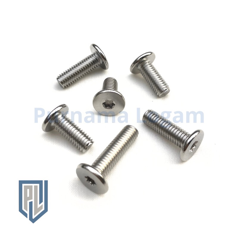 Jual Baut L Bintang Ultra Thin M8 x 30 ( 3 cm ) Stainless 304 Baut Soket Super Tipis | Shopee ...