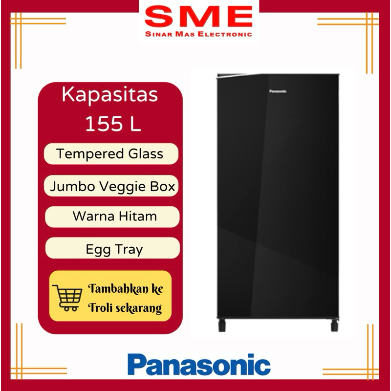 Jual Lemari Es / Kulkas 1 Pintu PANASONIC 155L NR-AF171S-PK | Shopee Indonesia