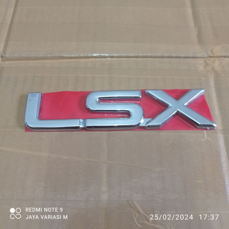 Jual emblem LSX logo belakang tulisan LSX kijang kapsul original ...