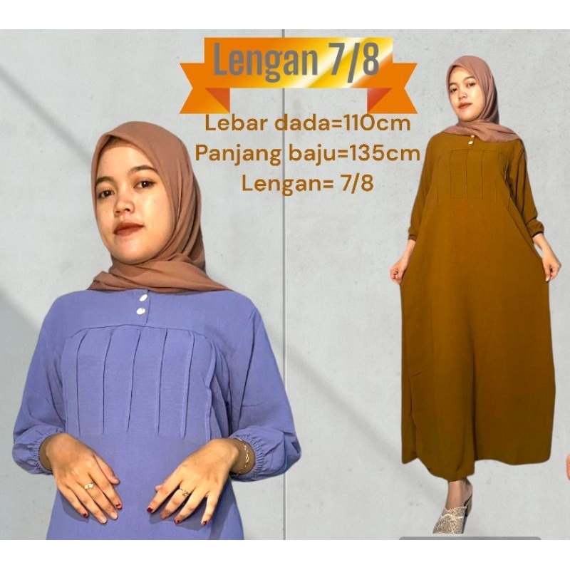 Jual GAMIS ANISSA baju daster dress gamis sematakaki longdress gamis ...