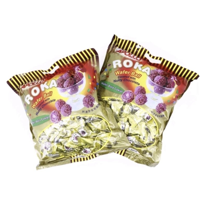 Jual (Grosir) Roka Coklat apollo 300 gram isi 50 pcs (exp. 12 2024 ...