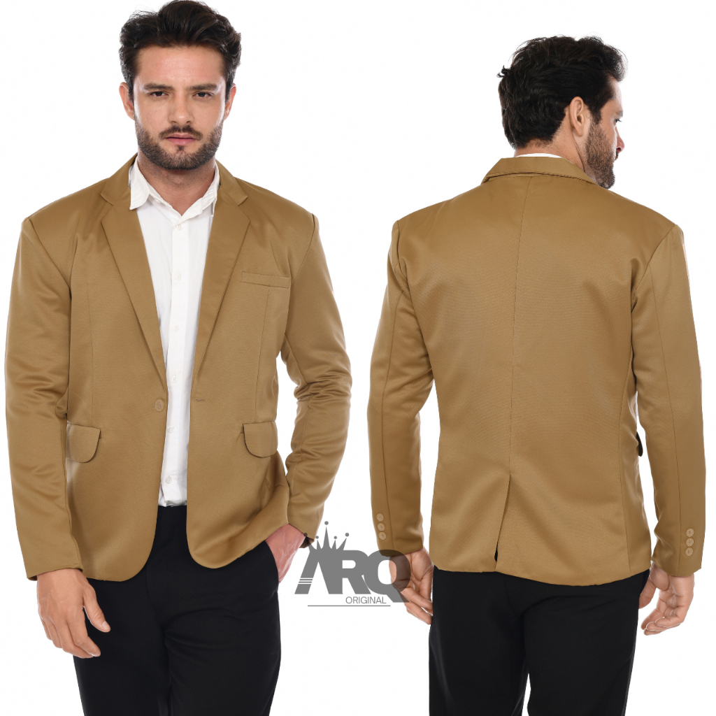 Jual Terlaris ! Jas Blazer Pria Formal Model Slimfit Bahan Tebal ...