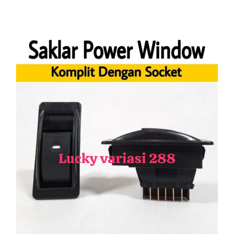 Jual Switch Saklar Tombol Power Window universal Model Congkel Tarik ...