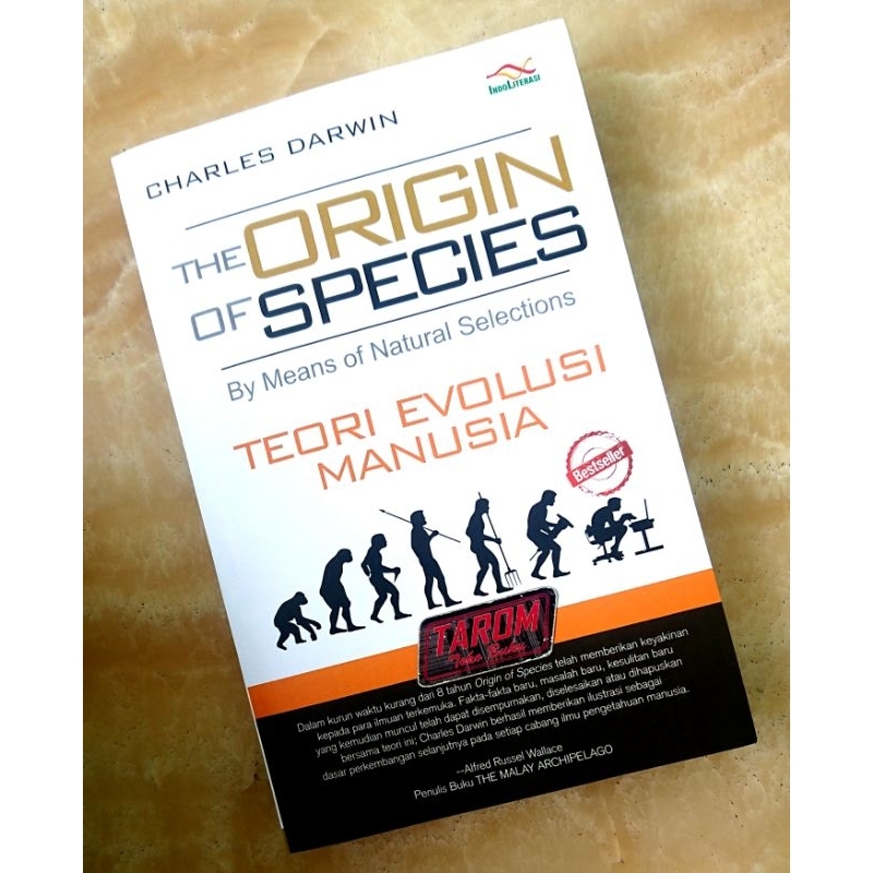 Jual THE ORIGIN OF SPECIES (Teori Evolusi Manusia) : Charles Darwin ...