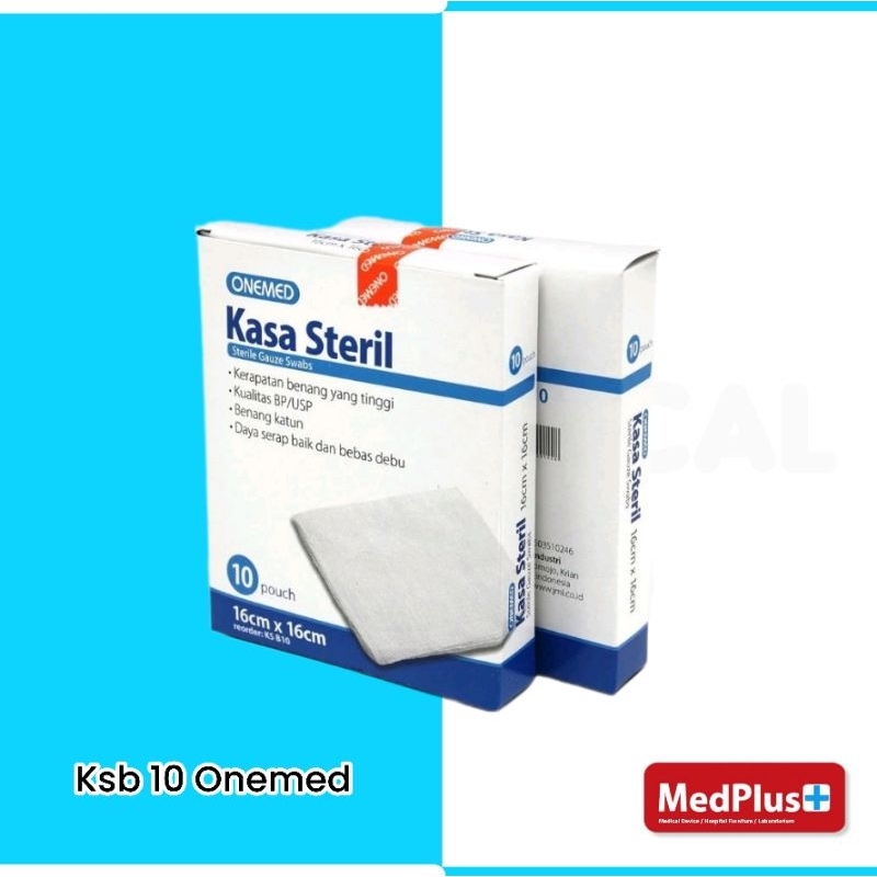 Jual Kasa Steril Onemed 16 x 16 Cm Ksb 10 / Box M3 | Shopee Indonesia