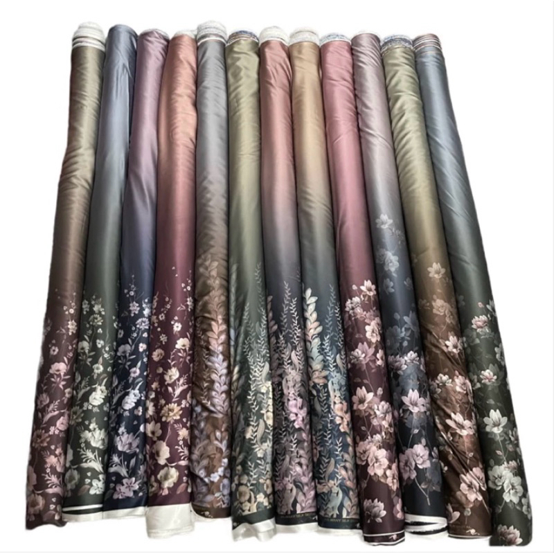 Jual PROMO kain ARM silk gradasi motif thesa| gradasi warna motif arumi ...