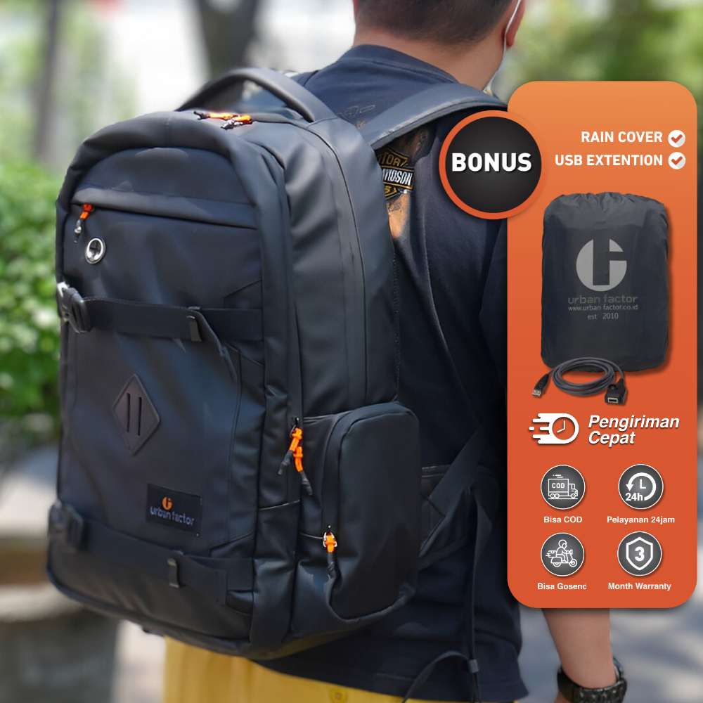 Jual Tas ransel Backpack urban factor - Strong Fighter| Tas laptop ...