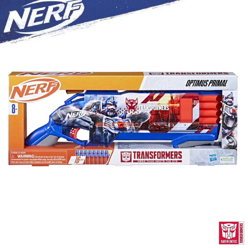 Jual NERF X TRANSFORMERS More Than Meets The Eye Optimus Primal Blaster ...
