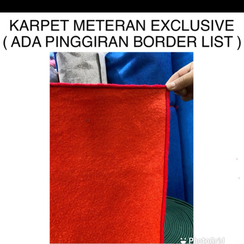 Jual Karpet Meteran Exclusive Bludru Warna Polos Halus Lembut Custom ...