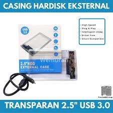 Jual Casing Hardisk HDD External Case 2.5" Transparan SATA USB 3.0 | Shopee Indonesia