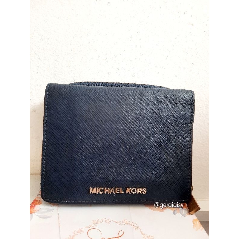 Jual Michael Kors Mini Wallet/Dompet MK/ Card Holder Preloved (PL ...