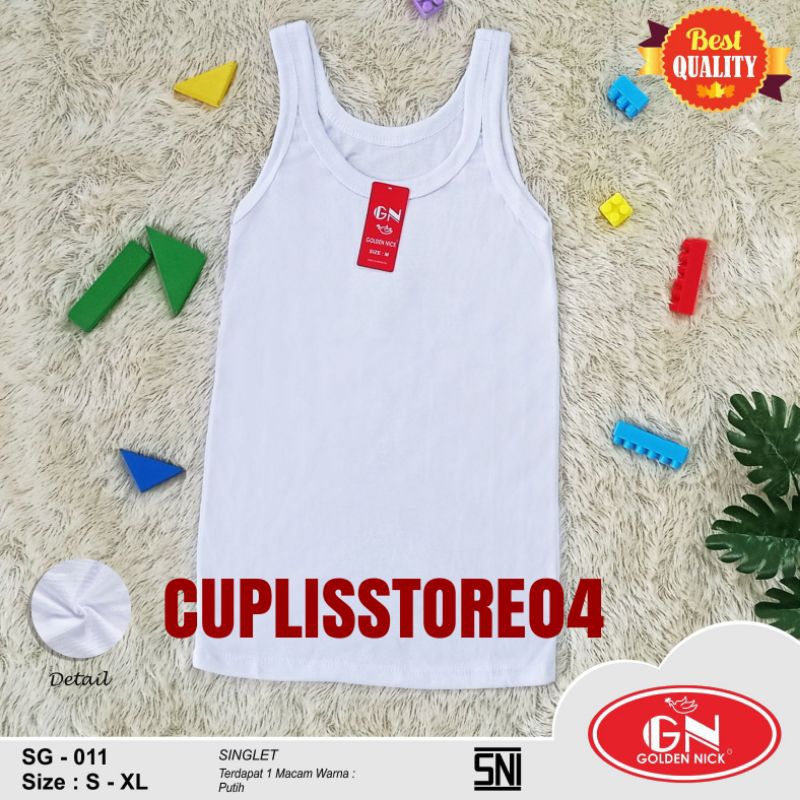 Jual SINGLET GOLDEN NICK SG 011//SINGLET GOLDENNICK REMAJA | Shopee ...