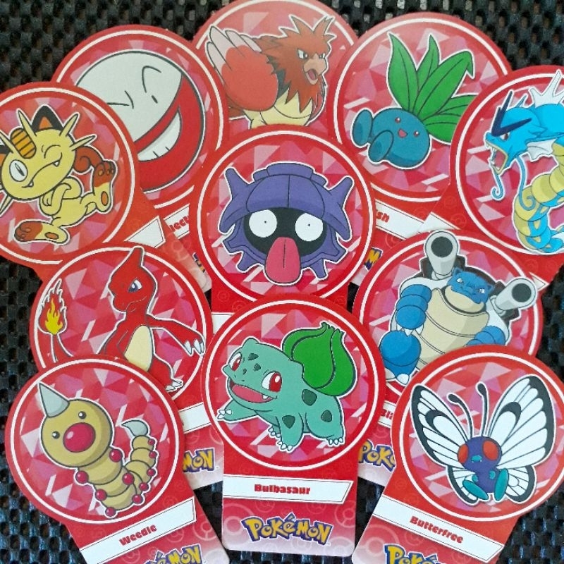 Jual Kartu Choki Choki POKEMON Terbaru 2024 MERAH | Shopee Indonesia
