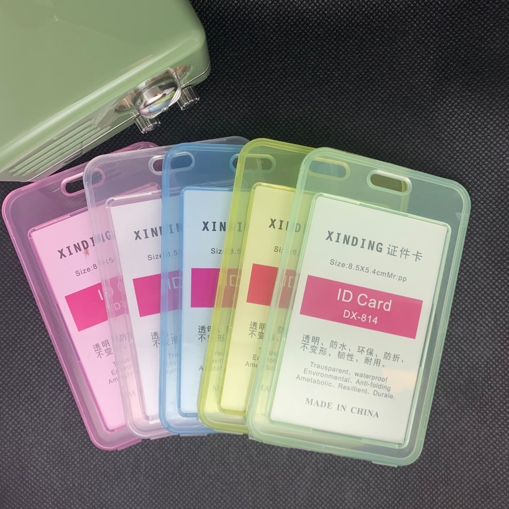 Jual QUAFF Tempat kartu ID terintegrasi berwarna-warni C-113V vertikal ...