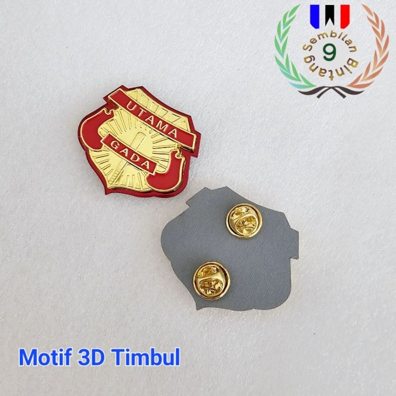 Jual Pin Satpam Gada Utama Akrilik Motif Timbul 3D | Shopee Indonesia