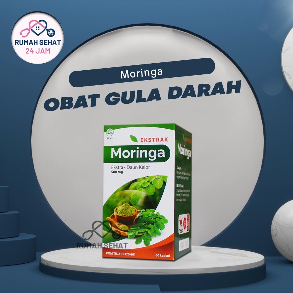 Jual OBAT GULA DARAH MORINGA Kapsul DAUN KELOR TINGGI Kering Rendah ...