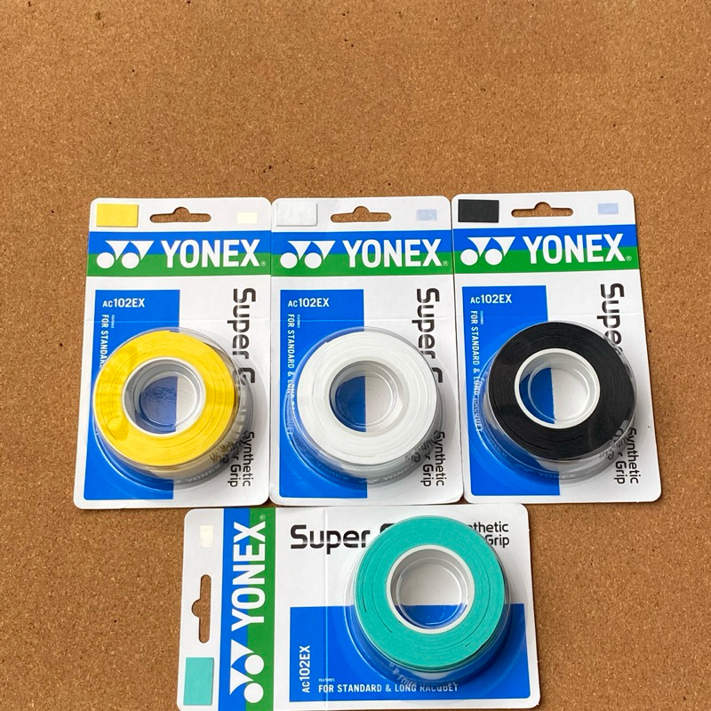 Jual Grip Karet Badminton & Tennis AC 102 EX 3 IN 1 SUPER GRAP TAPE YONEX ORIGINAL | Shopee ...