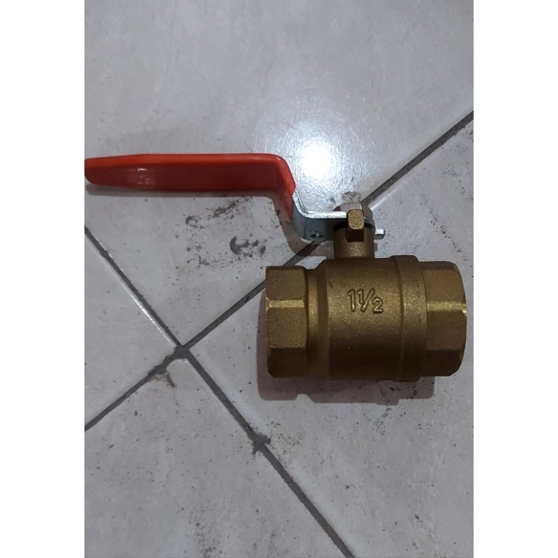 Jual ball valve KITZ kuningan 1 ½ inch | Shopee Indonesia