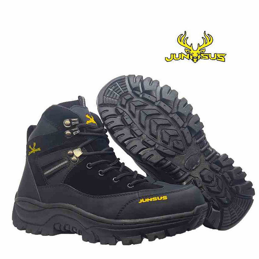 Jual JUNSUS - Sepatu Safety Boots Pria Ujung Besi AXIS Kerja Proyek ...