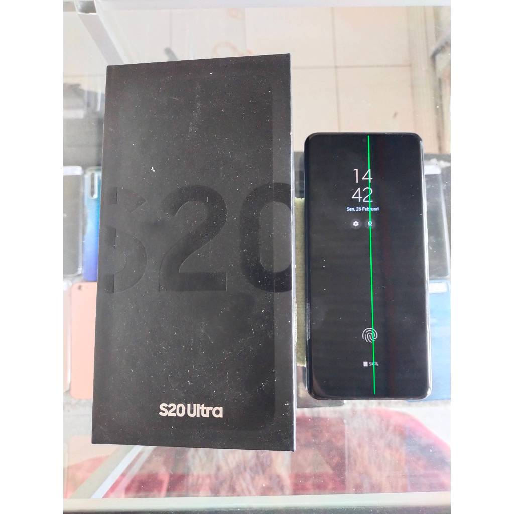 Jual Samsung Galaxy S20 Ultra LTE Ram 12+8/128 Amoled Nfc Sein Fullset ...