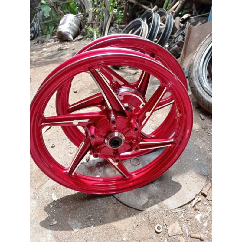 Jual velg pnp ninja r ss ninja rr old/new velg cb150r set lengkap model ...