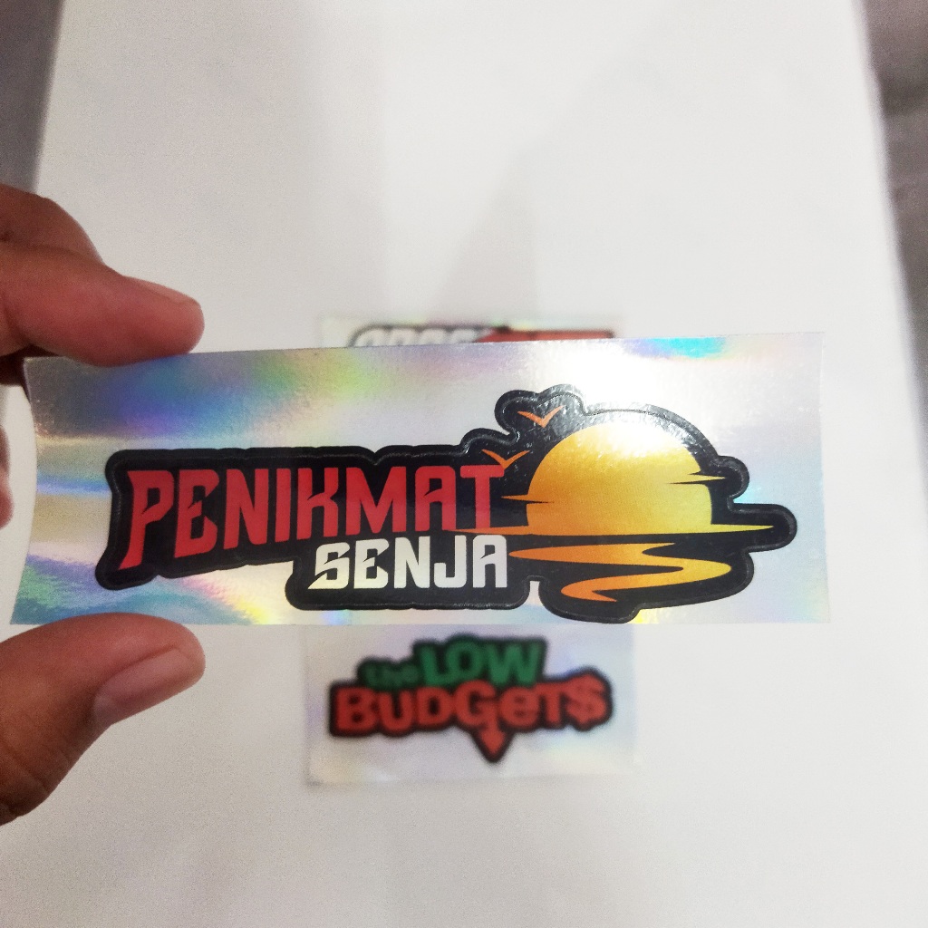 Jual Bandung Stiker - Cetak Sticker Hologram Rainbow A3+ Custom Desain ...
