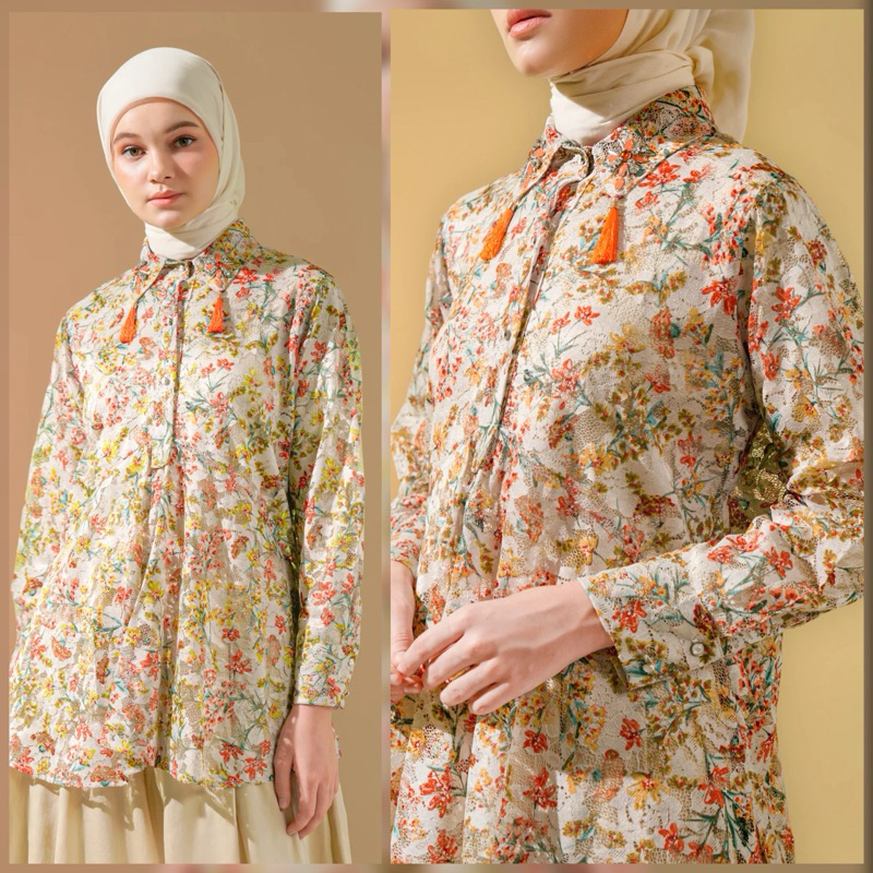 Jual ALEZA - NABEL TOP BEIGE || gilded gold series - RAYA COLLECTION ...