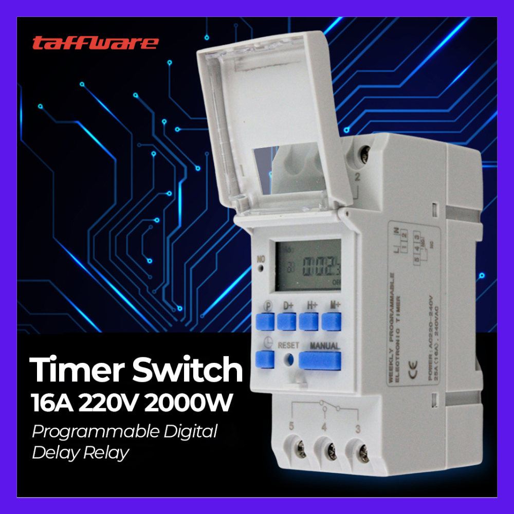 Jual Elektronik - Taffware Programmable Digital Timer Switch Relay 20 ... Jual Elektronik - Taffware Programmable Digital Timer Switch Relay 20 ...