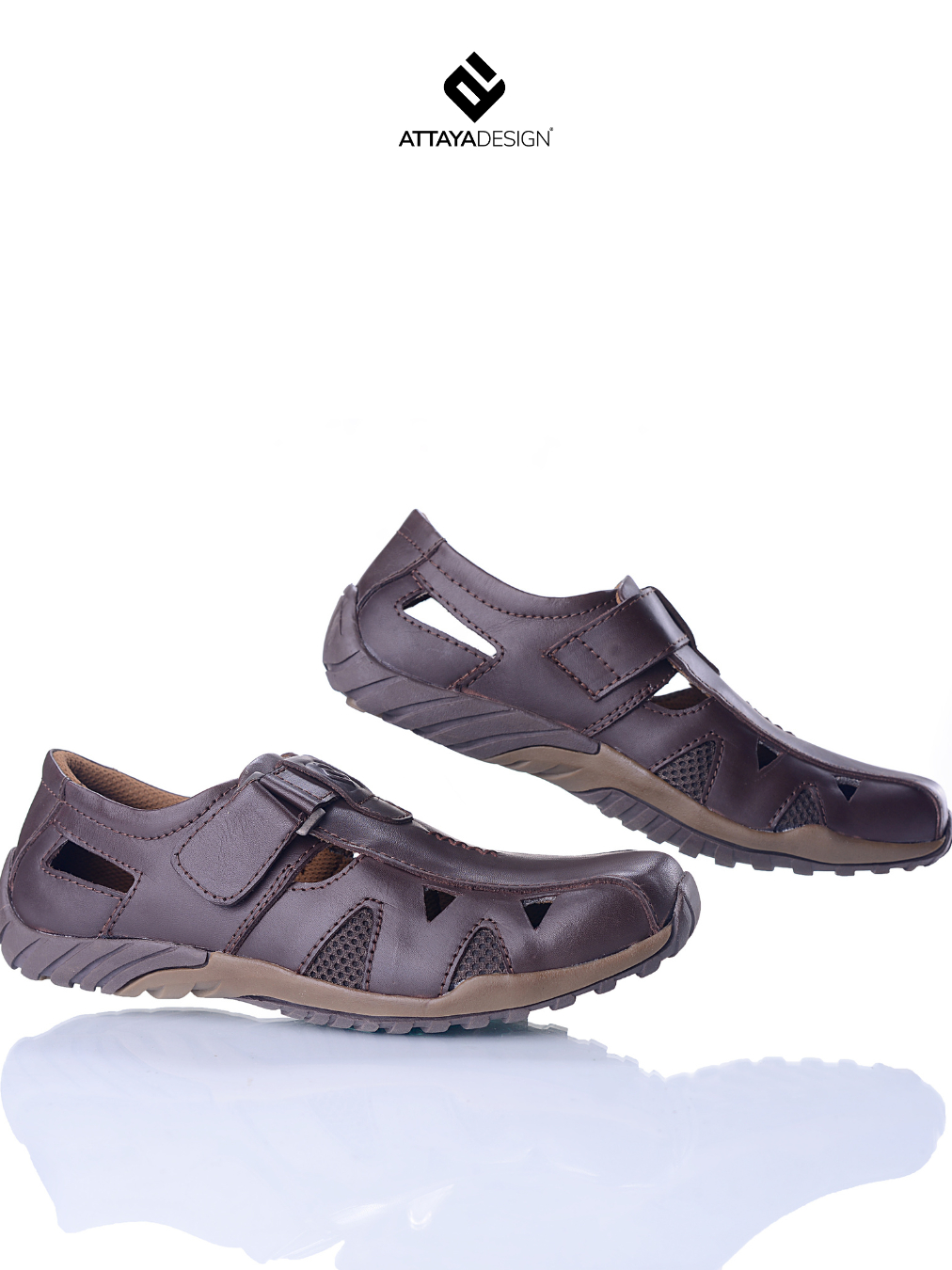 Jual Attaya Design Sepatu Pria Slip On Kulit Asli Kasual Klasik Tan ...