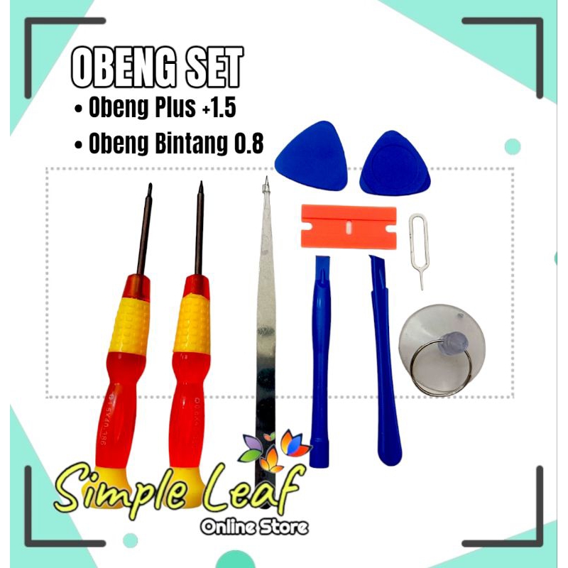 Jual Obeng Service Handphone Set 10 in 1 | Shopee Indonesia
