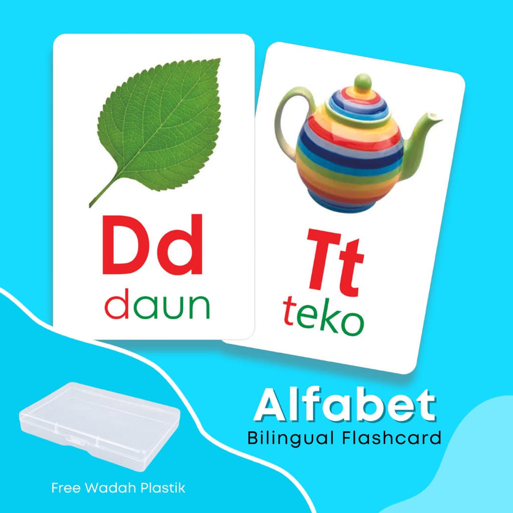 Jual FLASH CARD ALFABET / FLASH CARD ALPHABET | Shopee Indonesia