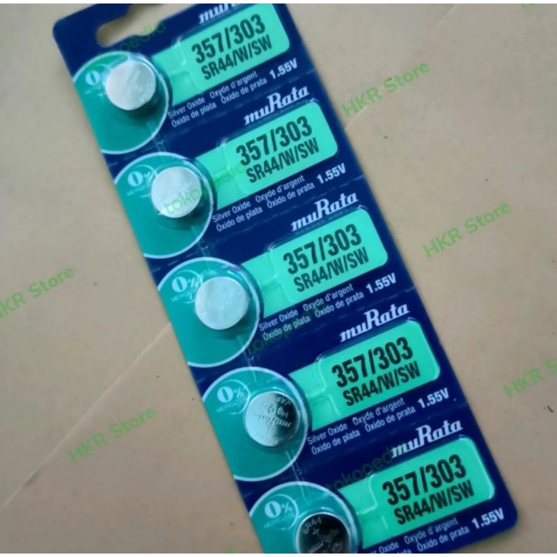 Jual Original Baterai Murata by Sony SR44SW SR44 SR 44 SW 303 Batre ...