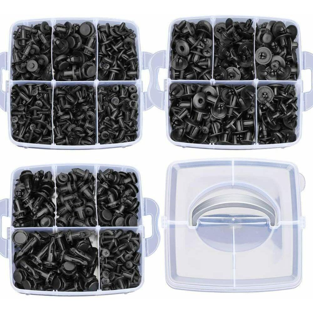 Jual 1240Pcs Baut Rivet Mobil Universal Cable Ties Baut Rivet Plastik ...