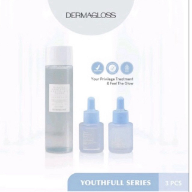 Jual DERMAGLOSS PAKET RETINOL SET LENGKAP ( 3PCS) | Shopee Indonesia