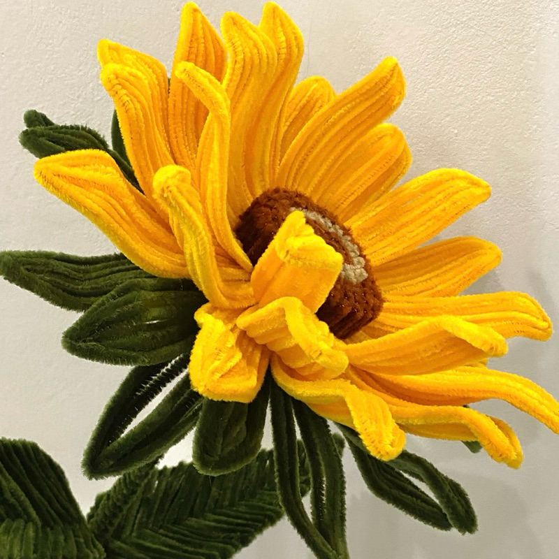 Jual Giant sunflower XL Bunga matahari raksasa kawat bulu (pipecleaner ...