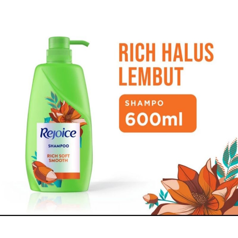 Jual Rejoice Shampoo Rich Halus Lembut 600ml | Shopee Indonesia