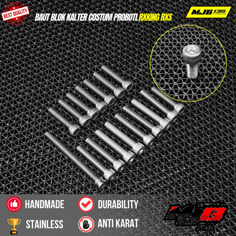 Jual BAUT L STENLIS BAK KALTER MESIN RXKING RXS RXK YT HARGA 1 SET ...