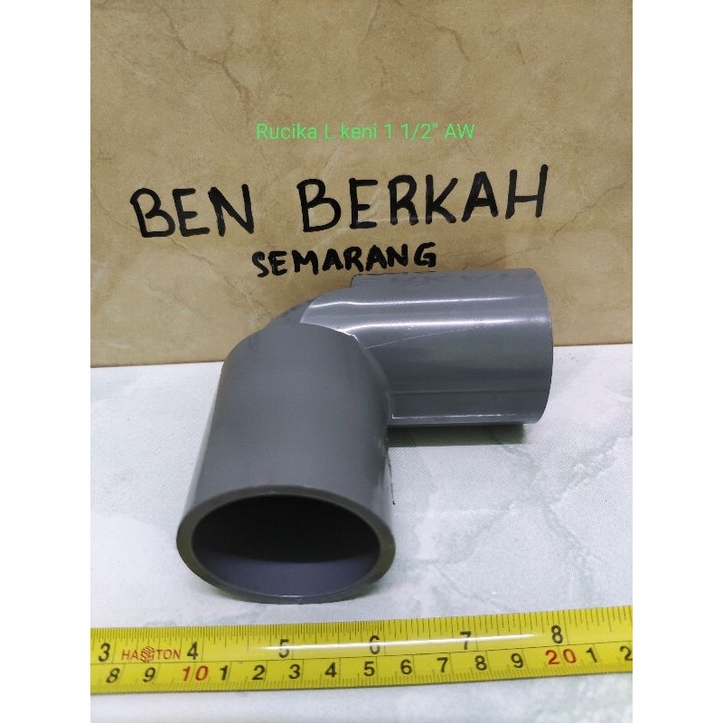 Jual Elbow knee Rucika 1 1/2" AW keni PVC polos | Shopee Indonesia