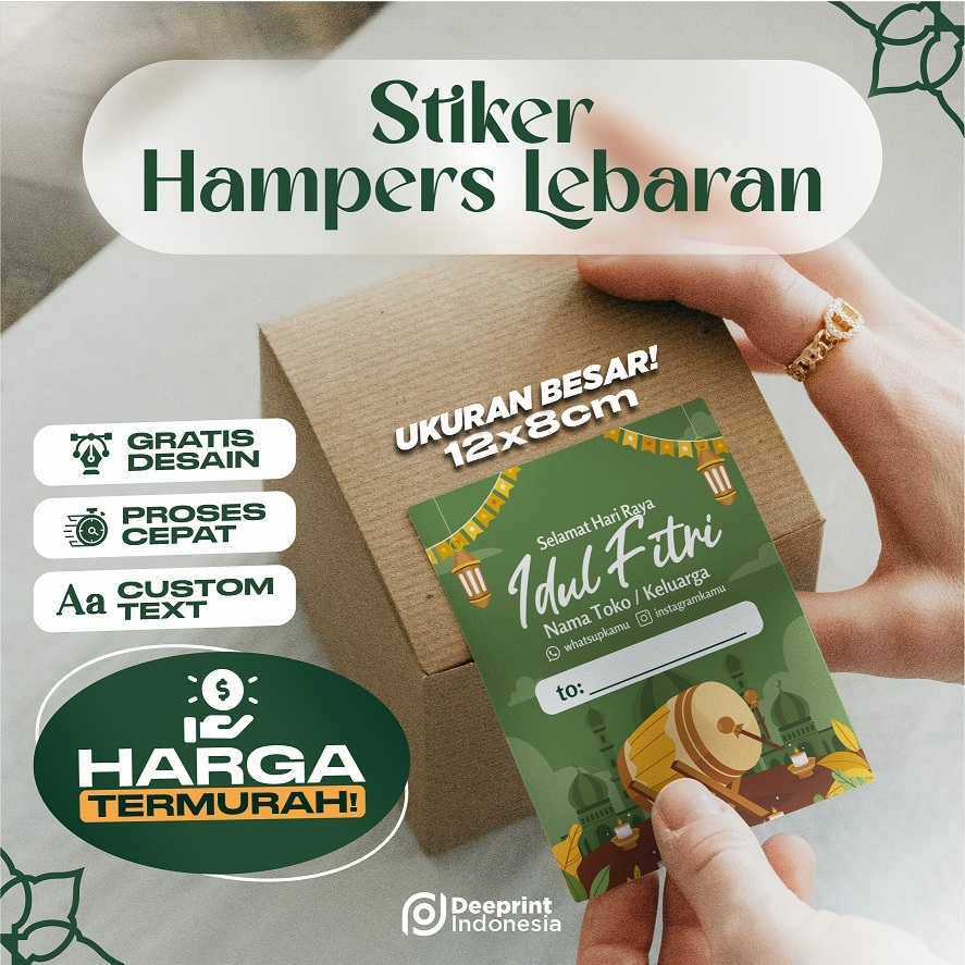 Jual 𝐒𝐭𝐢𝐤𝐞𝐫 𝐇𝐚𝐦𝐩𝐞𝐫𝐬 Lebaran Custom / Stiker Idul Fitri Custom / Stiker ...