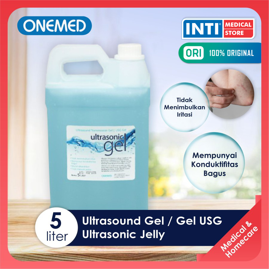 Jual ONEMED Ultrasound Gel / Gel USG / Ultrasonic Jelly 5 Liter ...