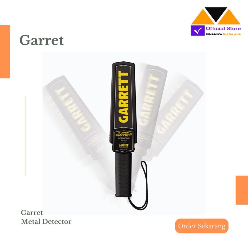 Jual GARRETT Scanner Metal Detector Peralatan Security untuk Keamanan ...