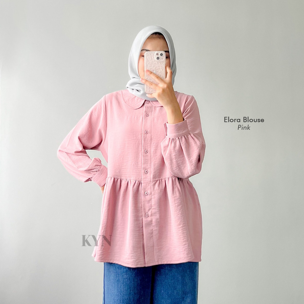 Jual KYN Elora Blouse - Blouse Atasan Wanita Premium Korean Style ...