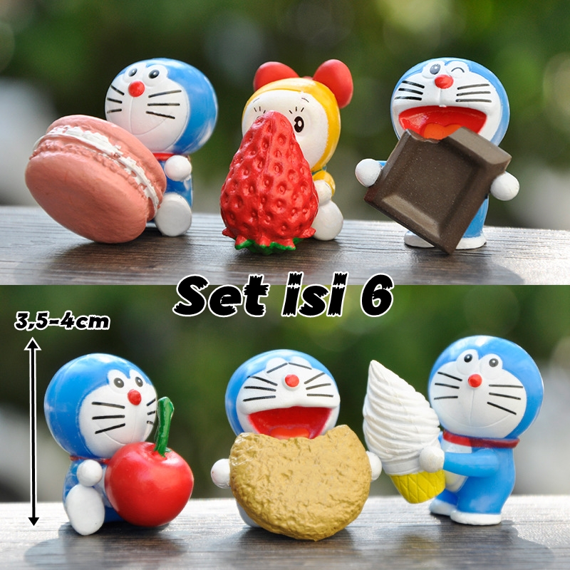 Jual Figure Doraemon Cookies Set 6 Pcs | Shopee Indonesia