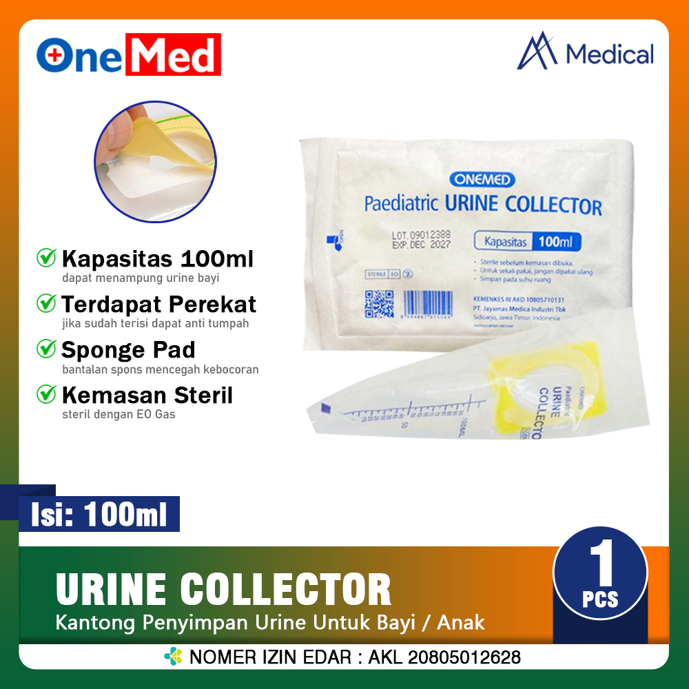 Jual ONEMED Urine Collector Pediatric Kantong Penyimpanan Urine Anak ...