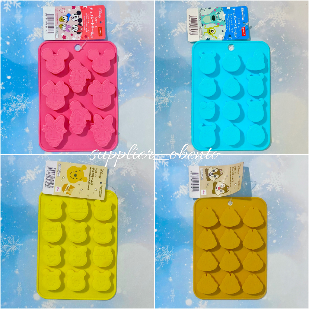 Jual [Daiso] Silicone Mold Characters Disney Jelly Mold Chocolate Mold ...