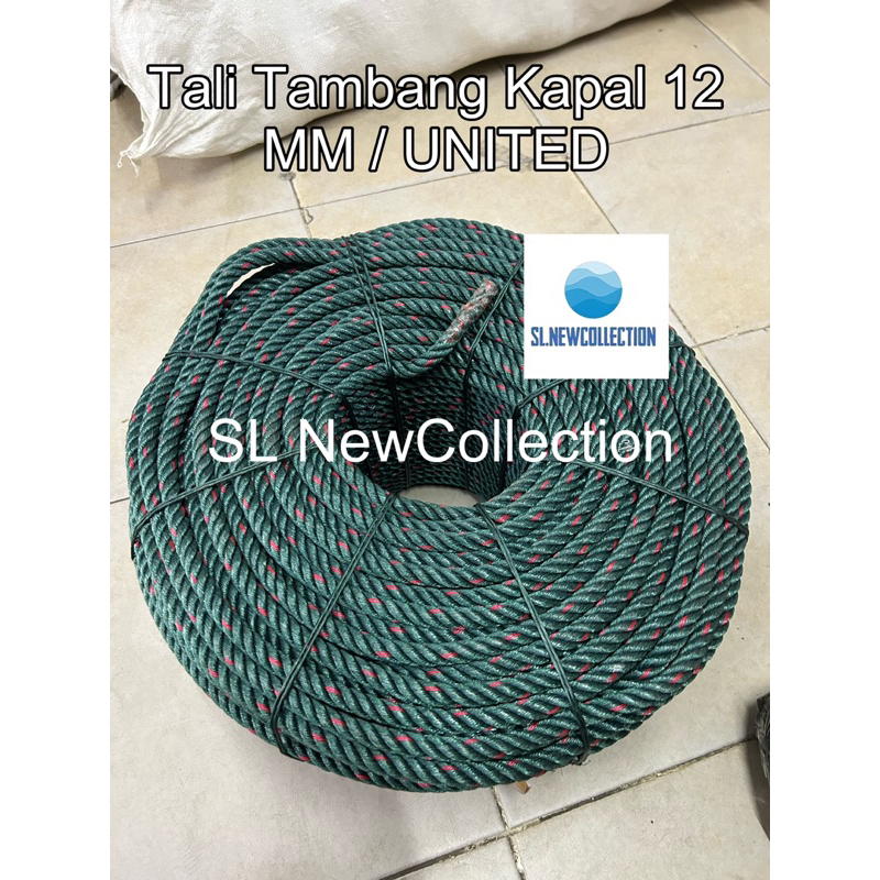 Jual Tali Tambang Cap UNITED 1 ROL 12 MM / Tali Kapal Besar Berkualitas ...