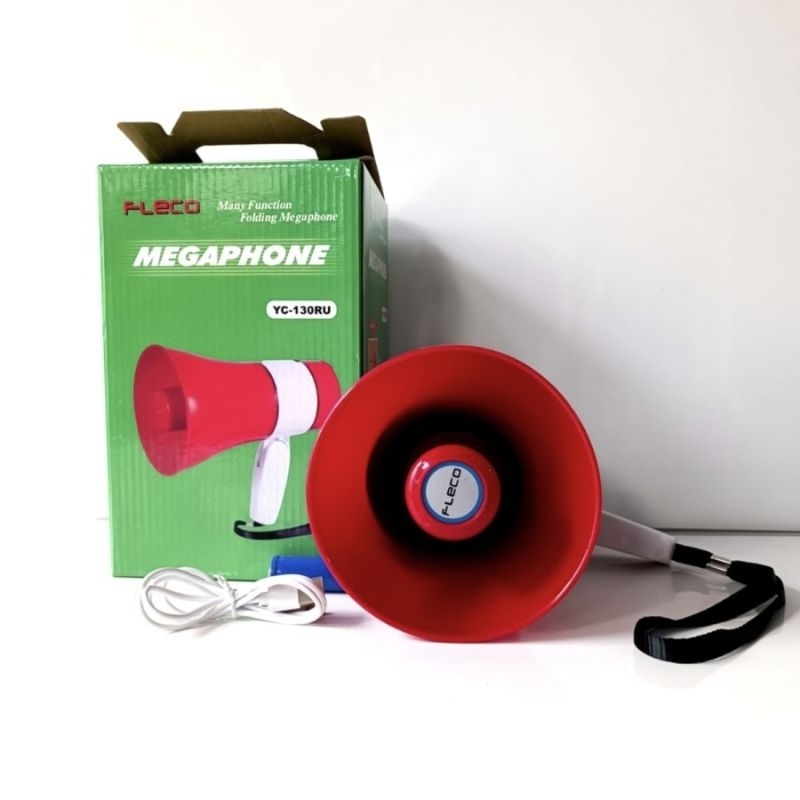 Jual Megaphone / Toa Pengeras Suara Multifungsi Bisa Dilipat FLECO YC ...